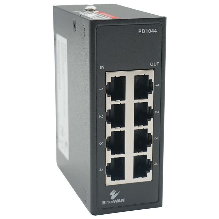 PD1044 4-Port Hardened RJ45 Surge Protector | EtherWAN