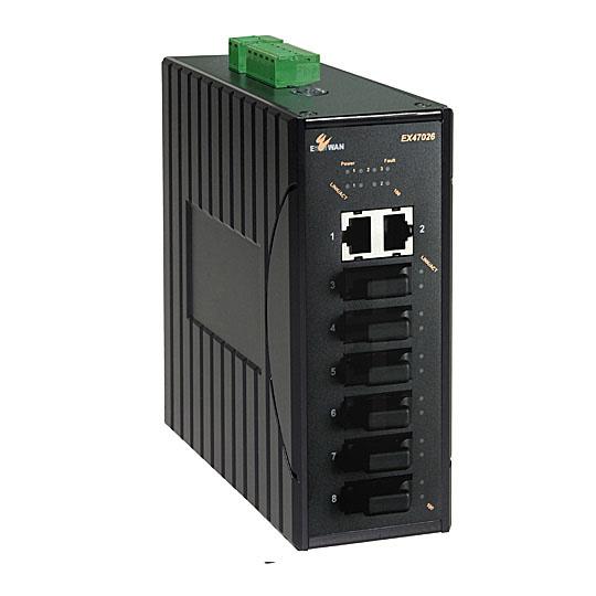 EX47000 Series - IEC 61850-3/IEEE 1613 Hardened Unmanaged 2 to 8-port ...