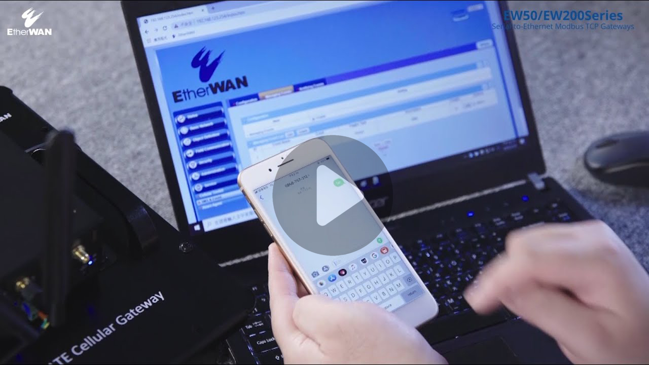 Industrial LTE Cellular Gateway Event Engine Function | EtherWAN
